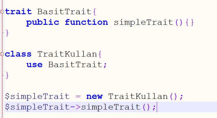 PHP'de Trait Kullanımı | MFSoftware Blog
